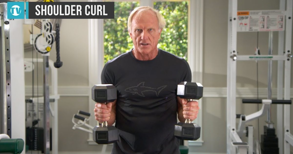 Fitness Tip - Shoulder Dumbbell Curls - Shark.com