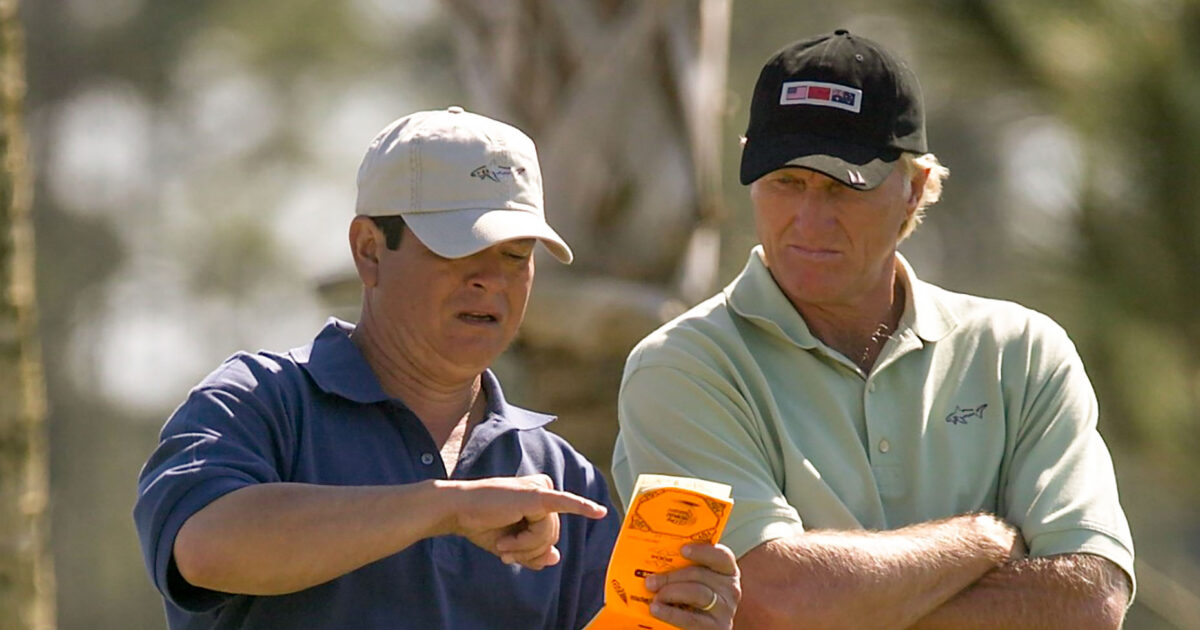 The Story Of Greg’s Longtime Caddie Tony Navarro - Shark.com